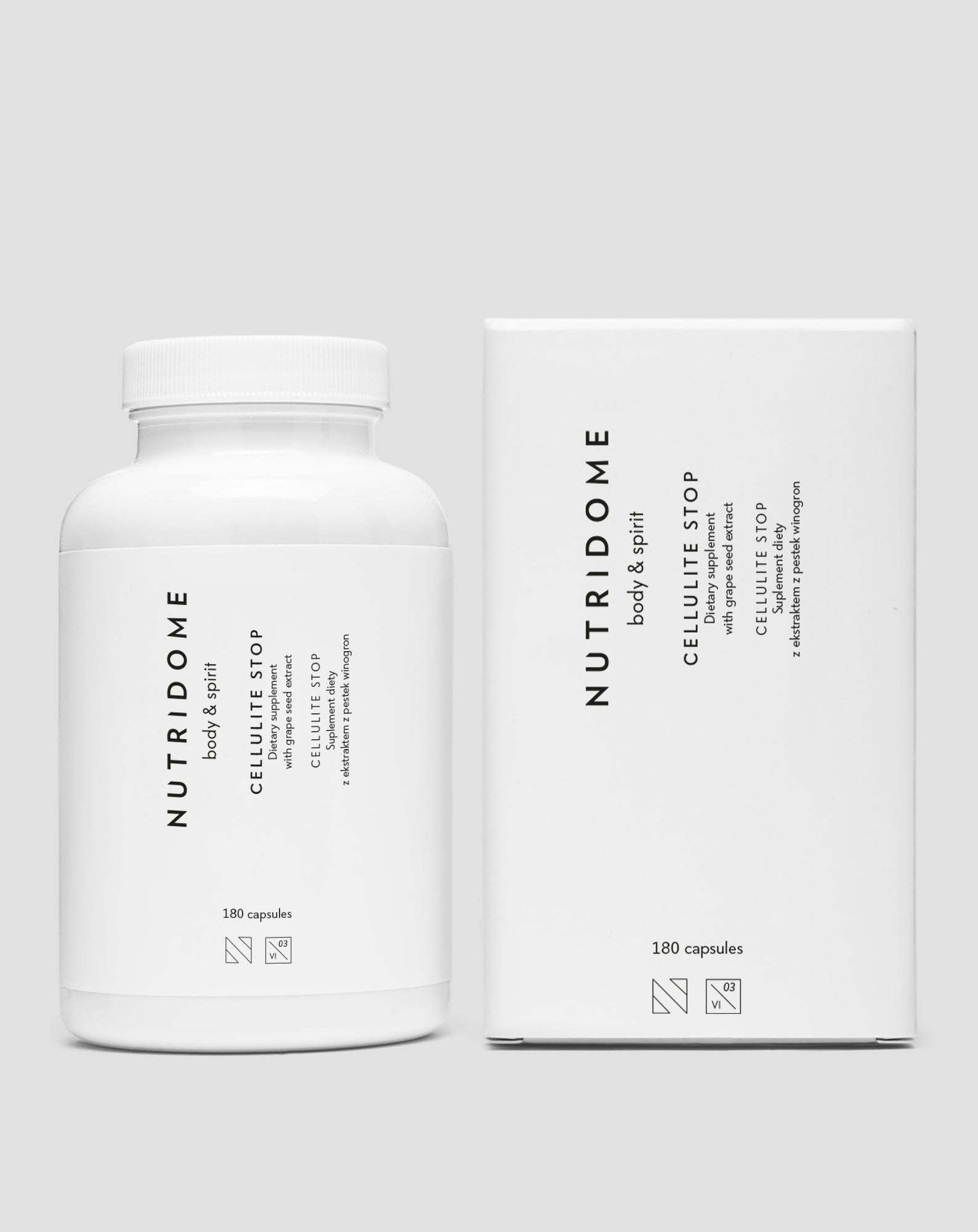 Nutridome Cellulite Stop anti-cellulite tablets with grape seed extract ...